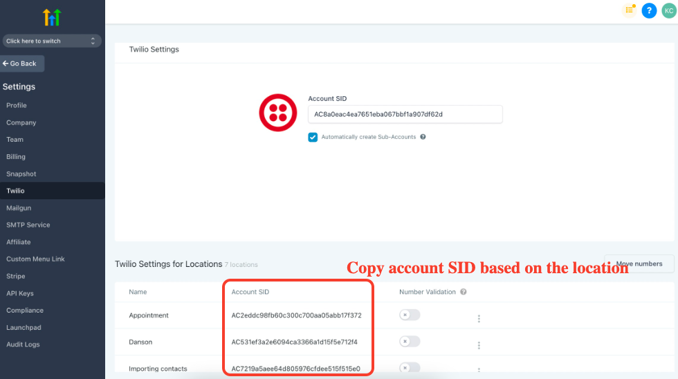 How to check logs for a specific Call in Twilio – Knowledge Base