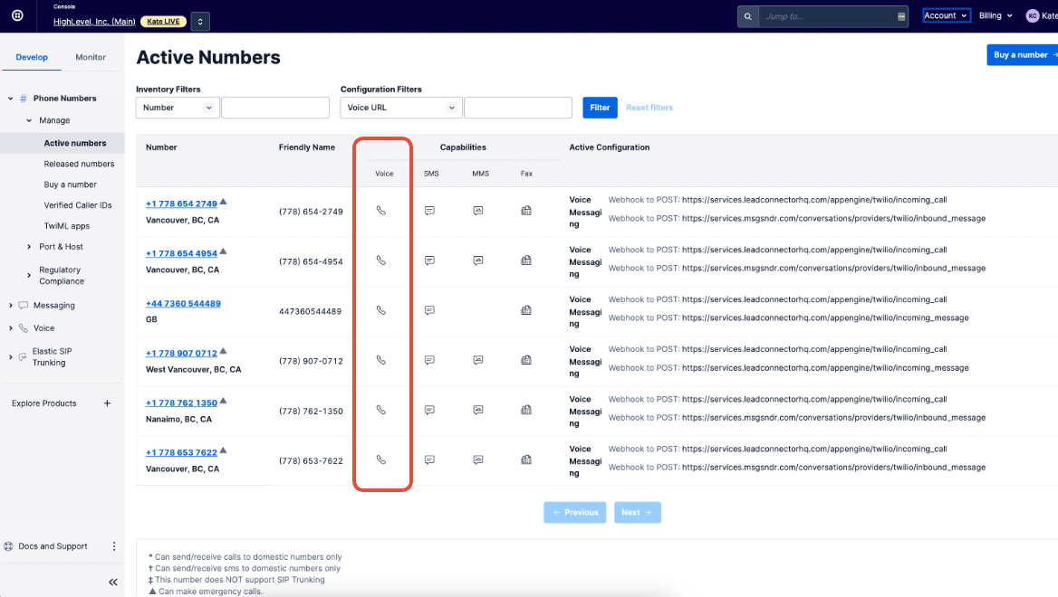 How to check logs for a specific Call in Twilio – Knowledge Base